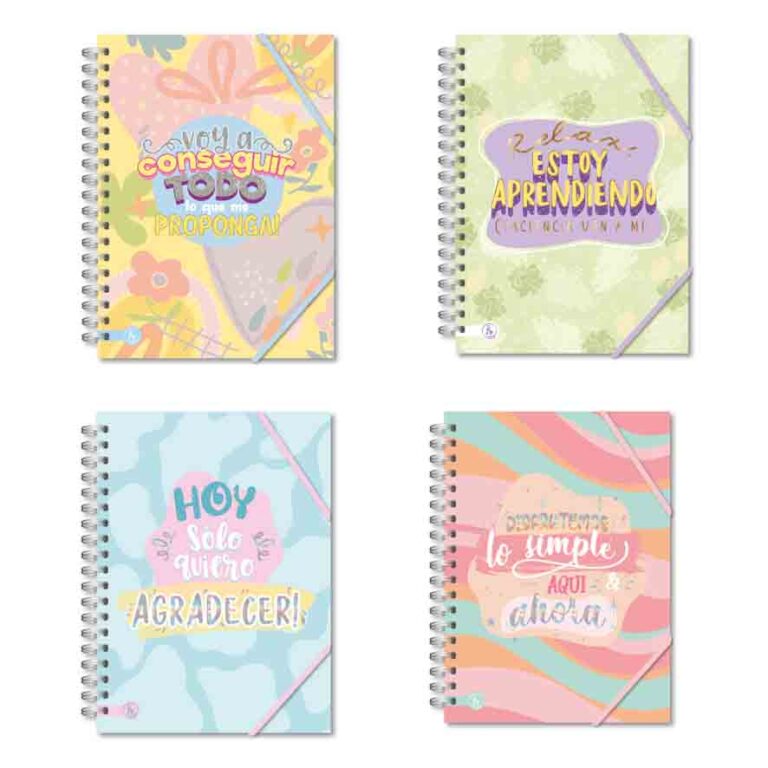 CUADERNO A4 T/D BIG MOT CREAT 100HJS RAYAS C/U /1028 – Distribuidora La ...