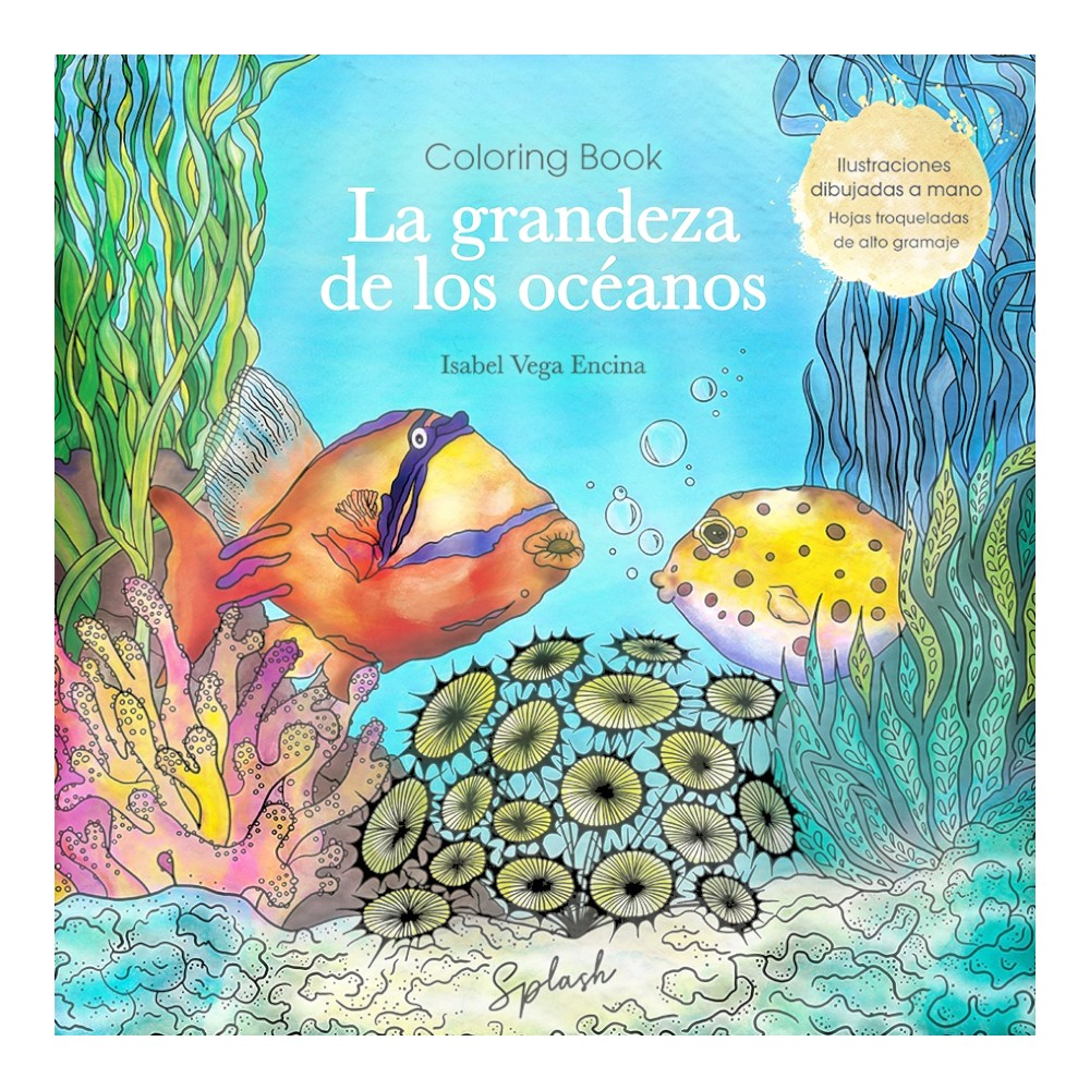 LIBRO LA GRANDEZA DE LOS OCEANOS 23X23CM 84PAG SPLASH C/U /1300 ...